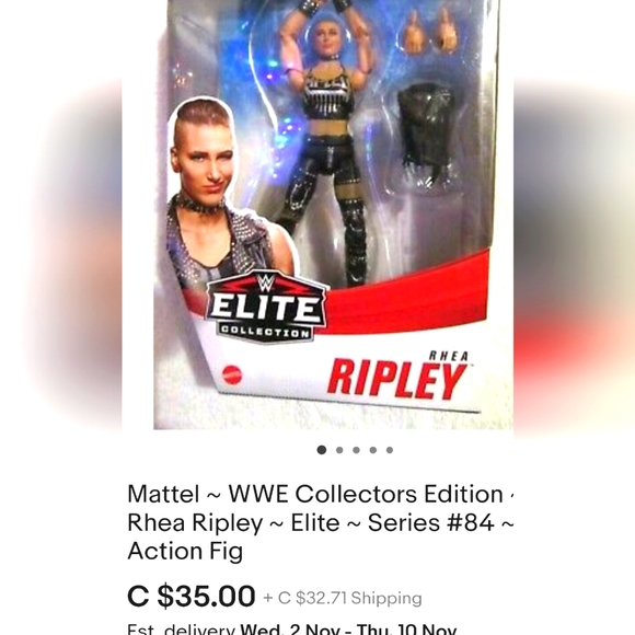 Toys | Elite Collection Wrestling Action Figure By Mattel Rhea Ripley ...